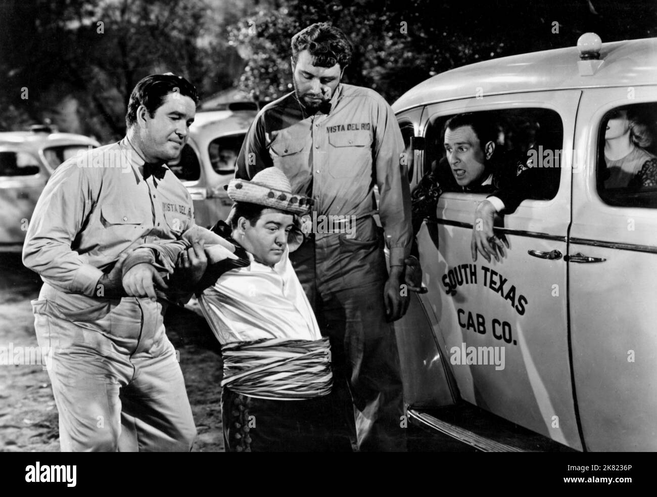 Barry Nelson, Lou Costello, Peter Witney & Bud Abbott Film: Rio Rita ...