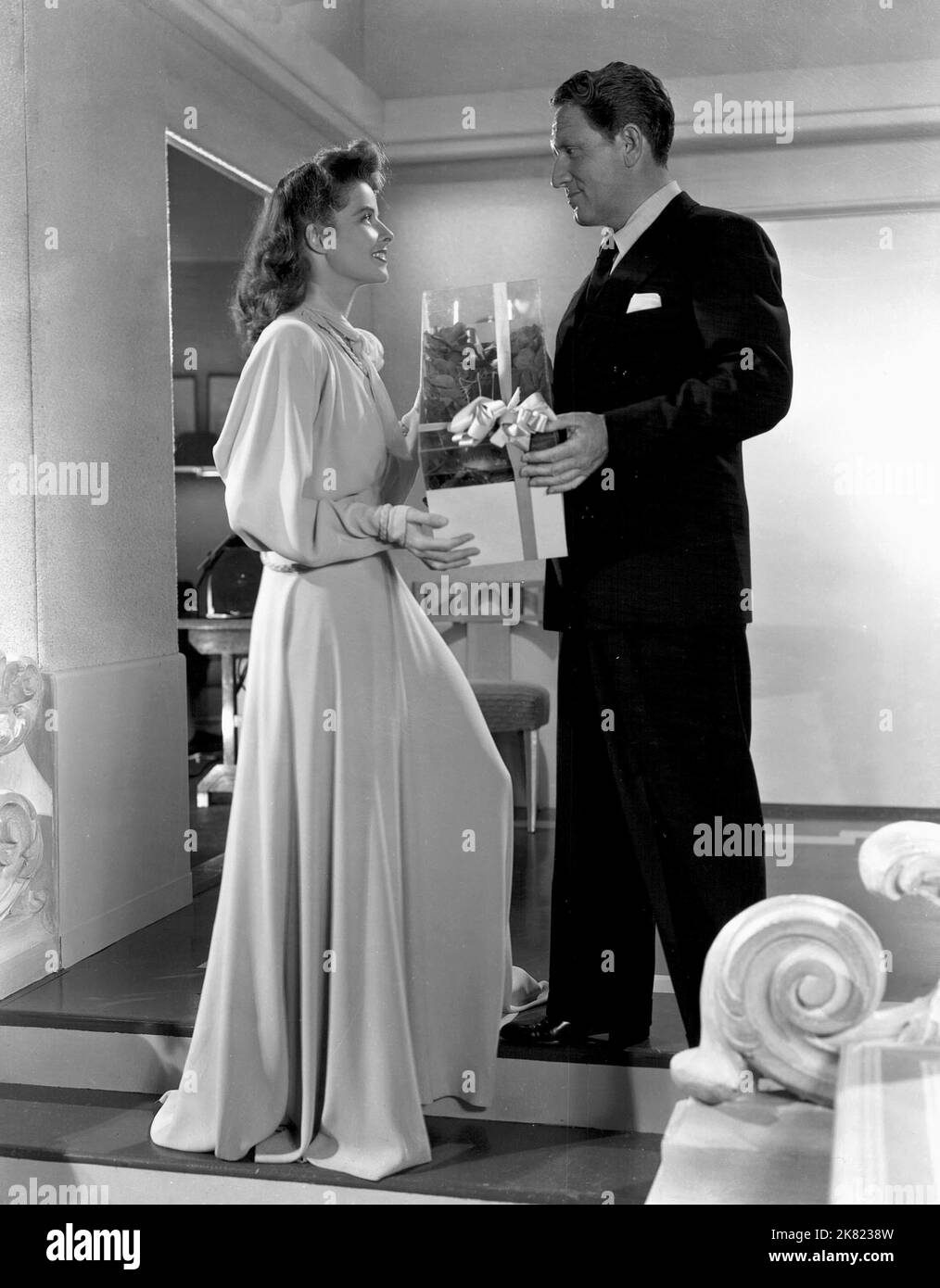 Katharine Hepburn & Spencer Tracy Film Woman Of The Year (1942 ...