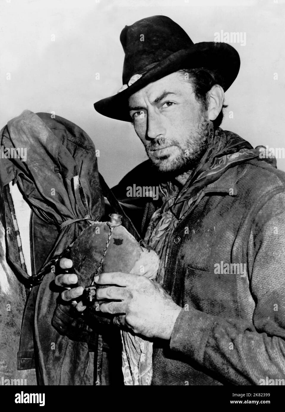 Gregory Peck Film Yellow Sky (1943) Characters: James 'Stretch' Dawson ...