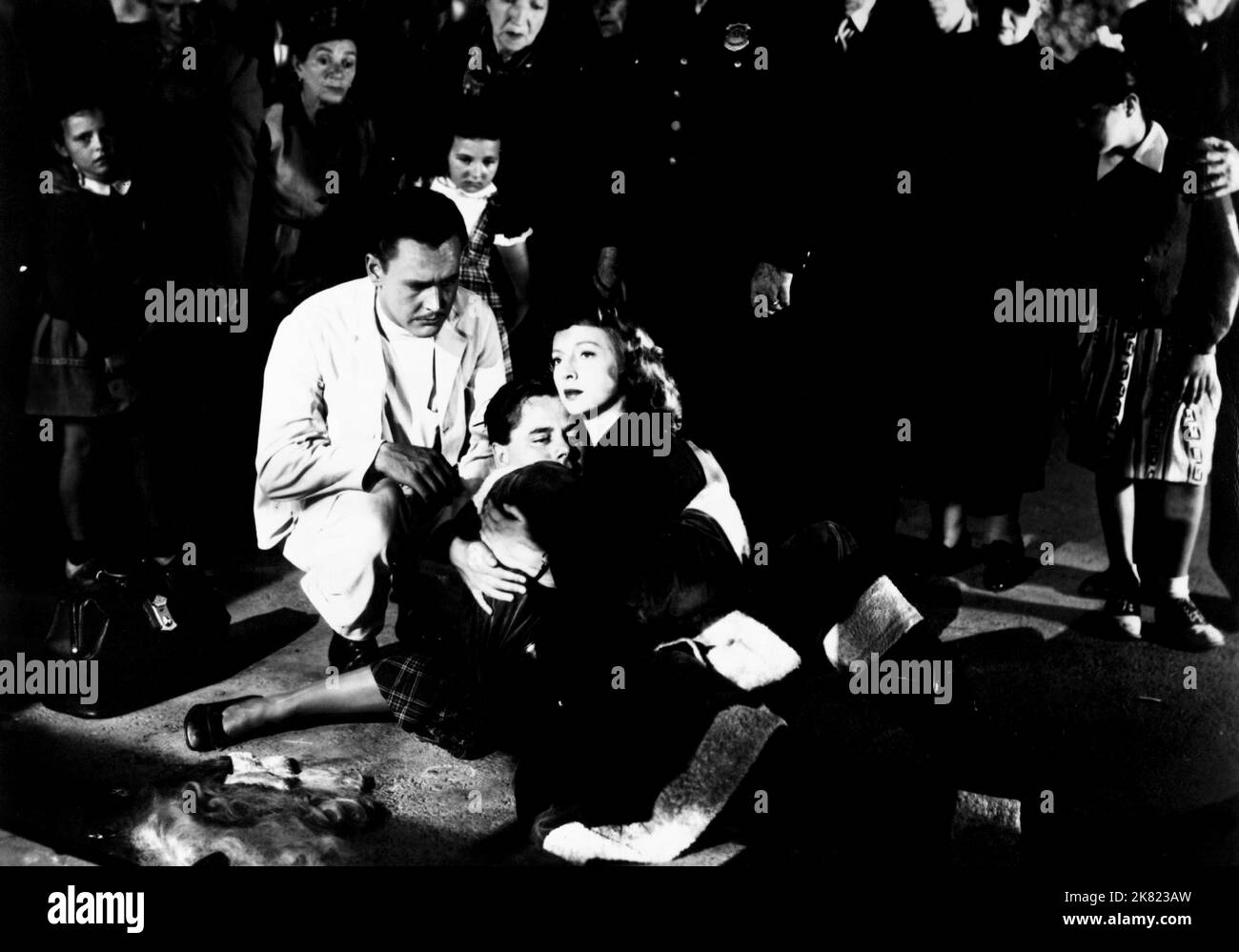 Glenn Ford & Evelyn Keyes Film The House Of Settlement; Mr. Soft Touch ...