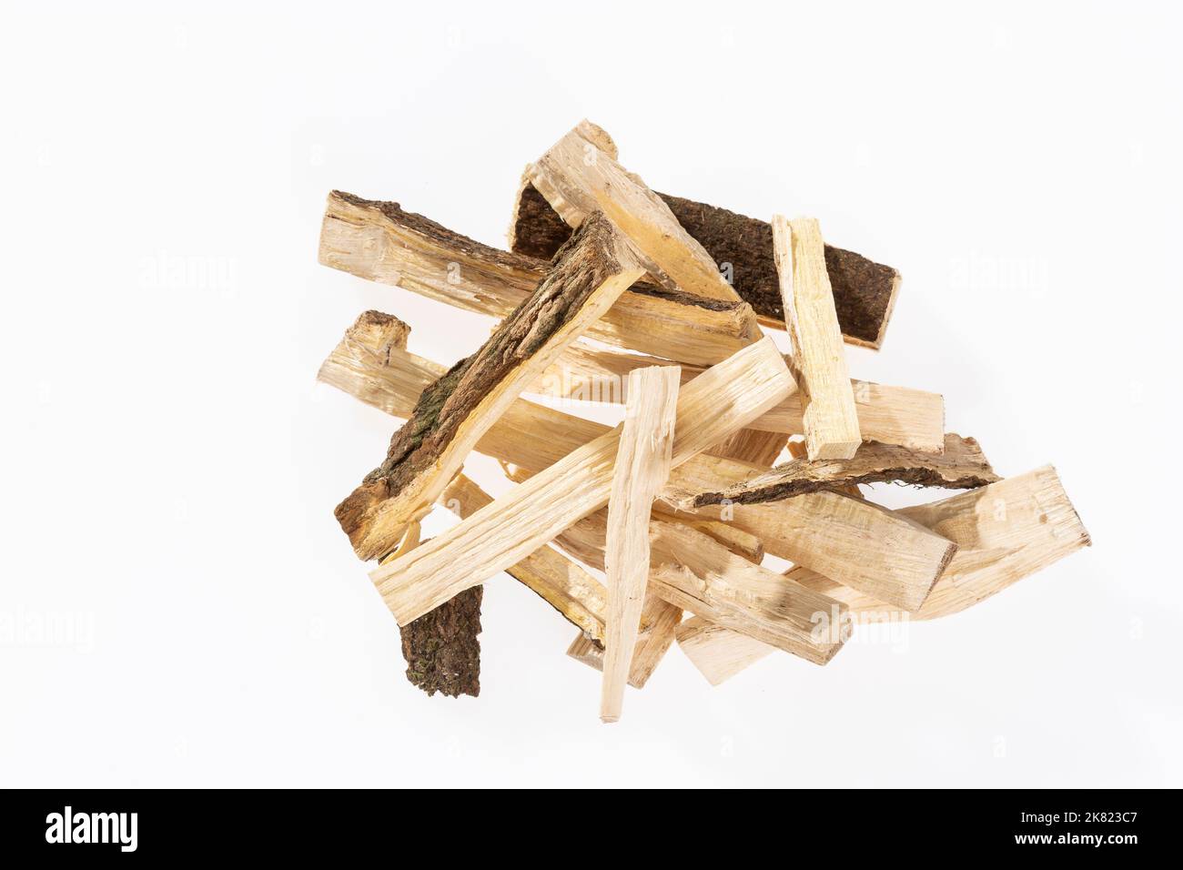 Quassia Amara - Stems Of Quassia Medicinal plant; On White Background ...