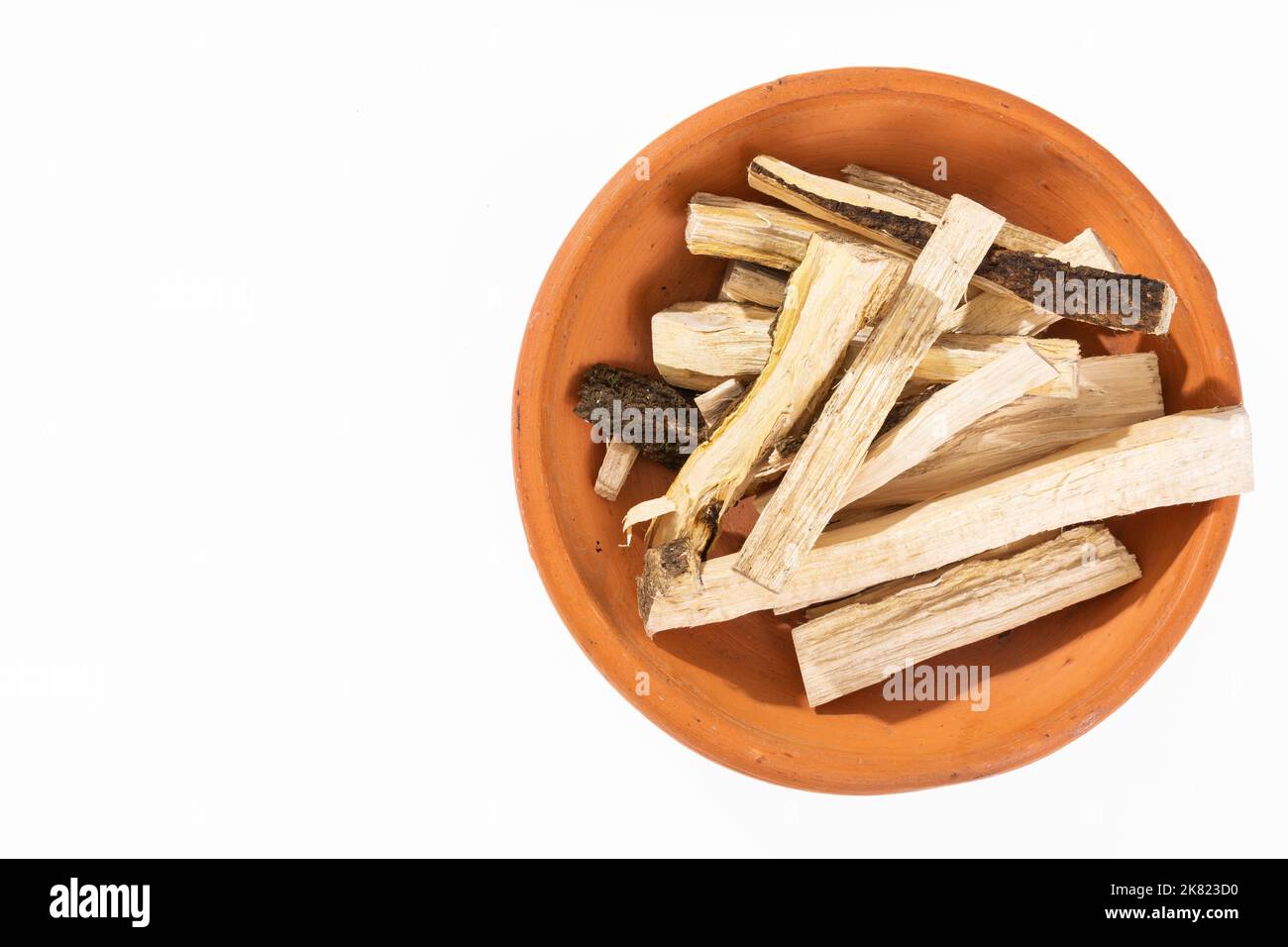 Quassia Amara - Stems Of Quassia Medicinal plant; On White Background ...