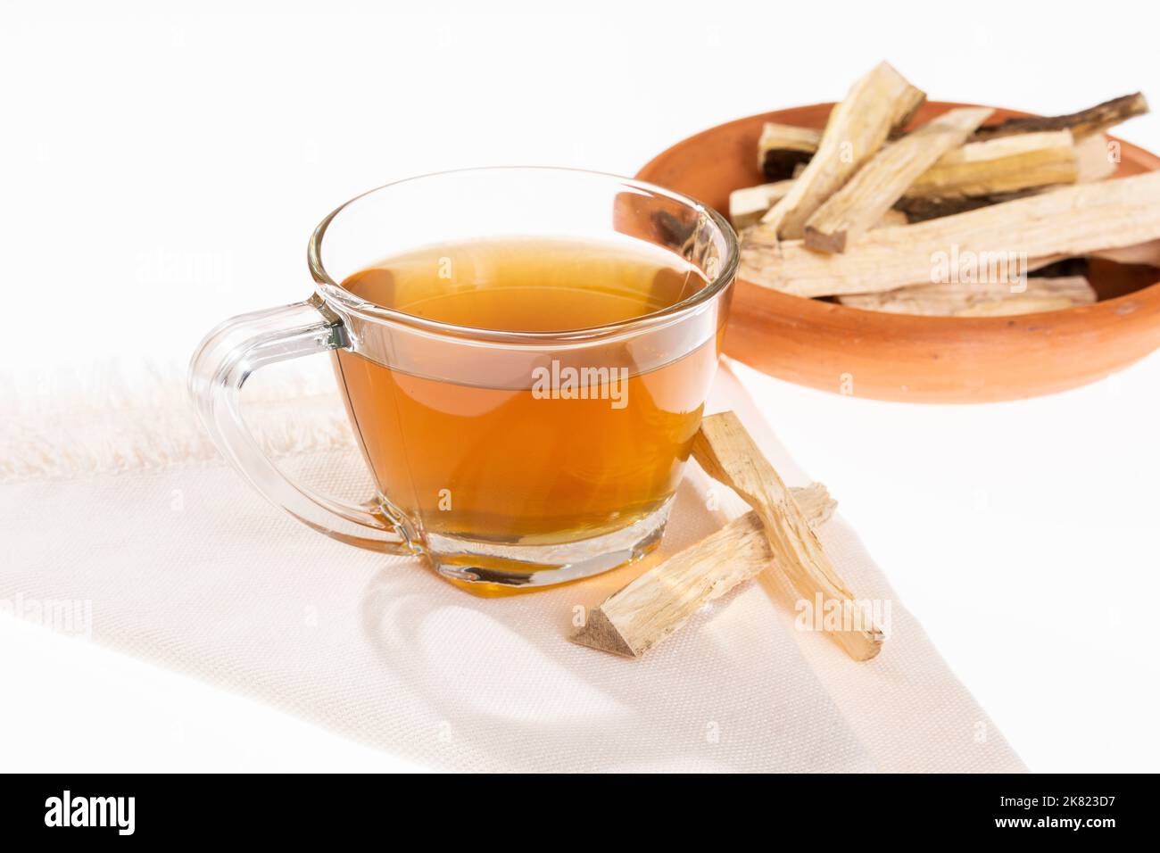 Quassia Amara - Beverage Stems Of Quassia Medicinal plant; On White ...