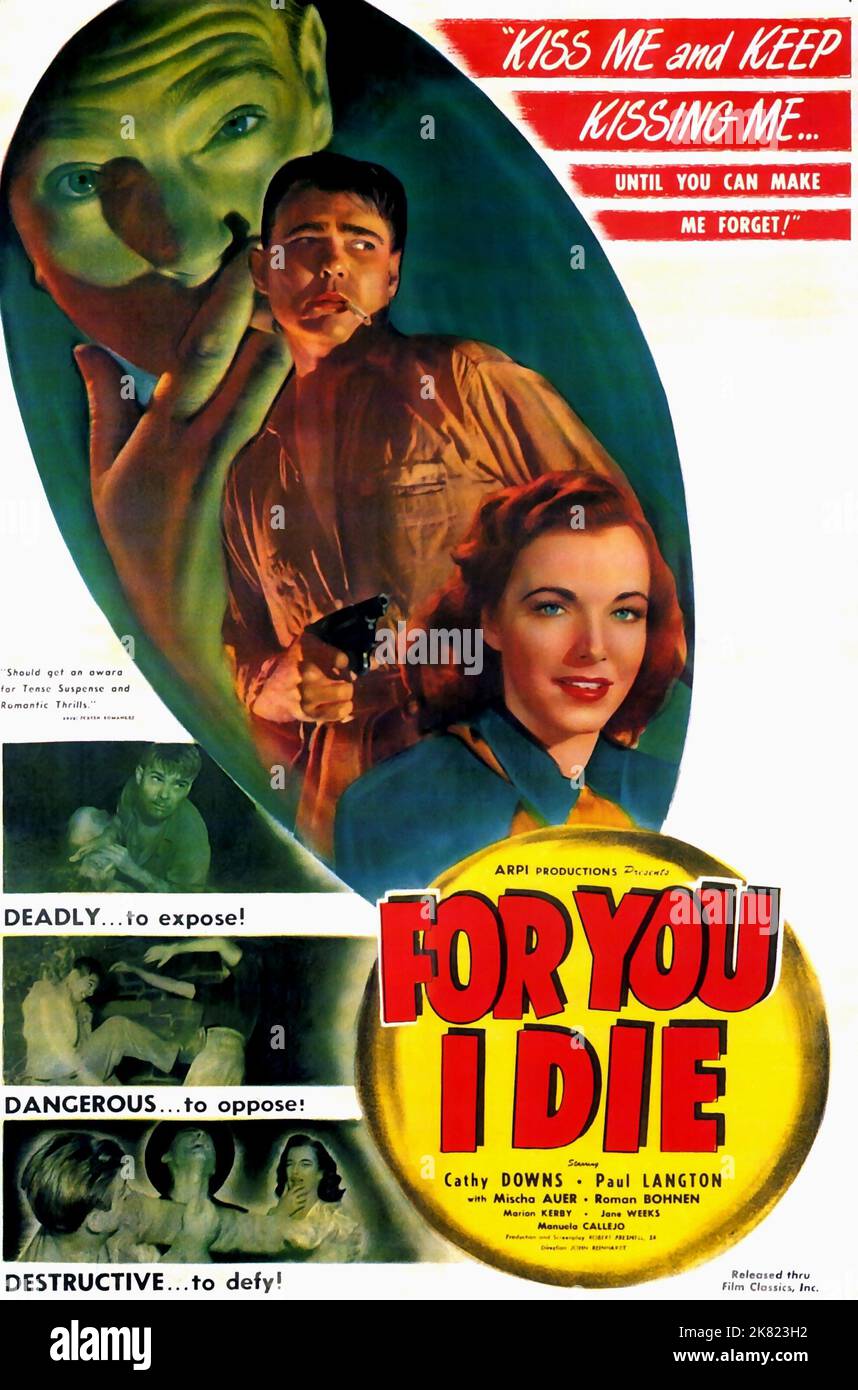 Paul Langton & Cathy Downs Film For You I Die (1947) Characters: Johnny ...