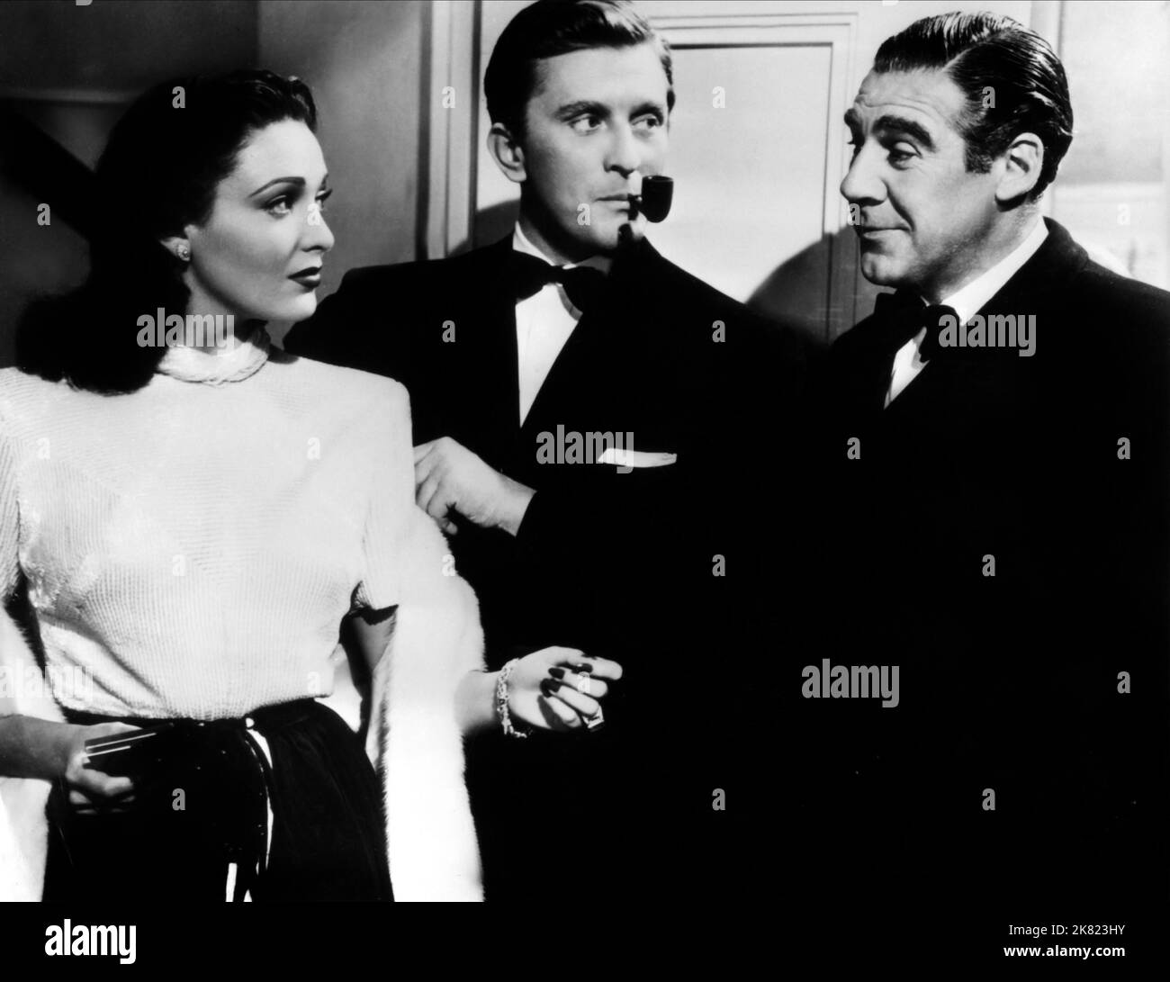 Linda Darnell, Kirk Douglas & Paul Douglas Film: A Letter To Three ...