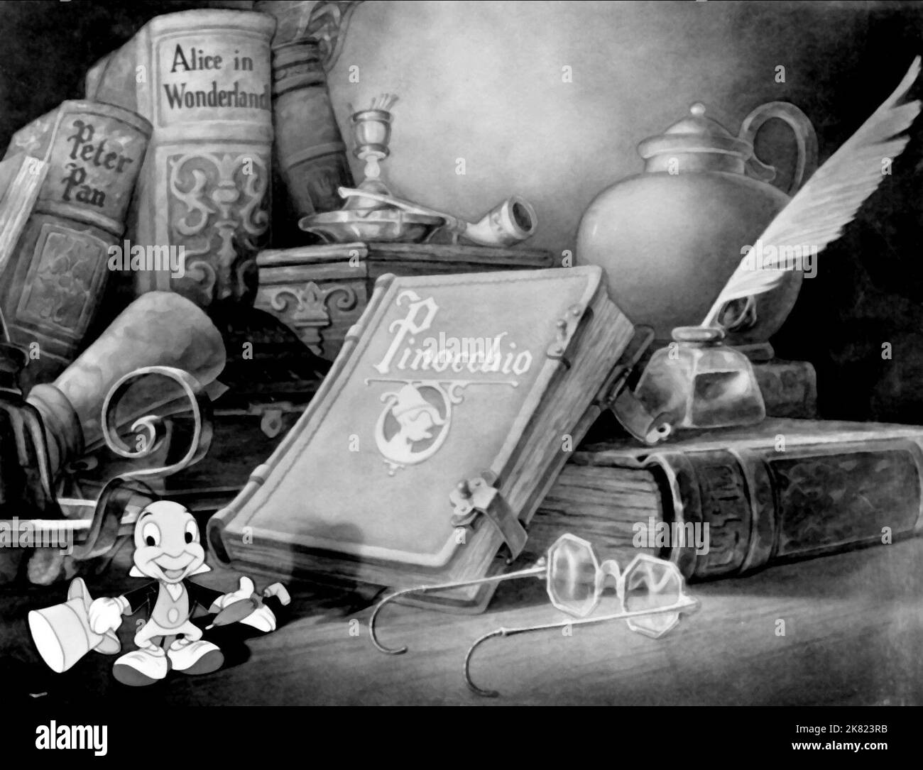 Jiminy Cricket Film Pinocchio (USA 1940) Director: Hamilton Luske, Ben ...
