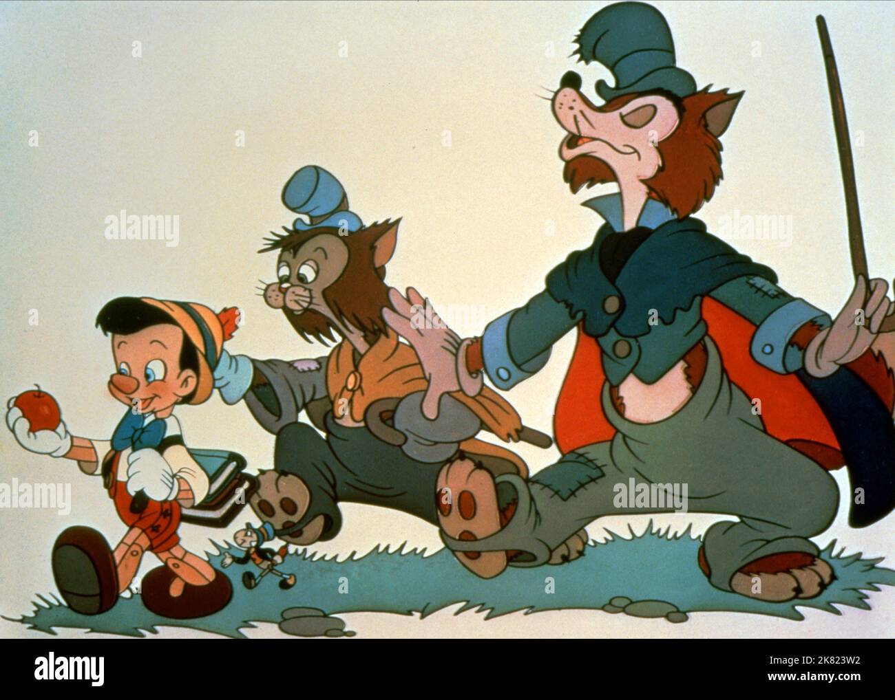 Pinocchio, Giddeon & Honest John Film Pinocchio (USA 1940) Director ...