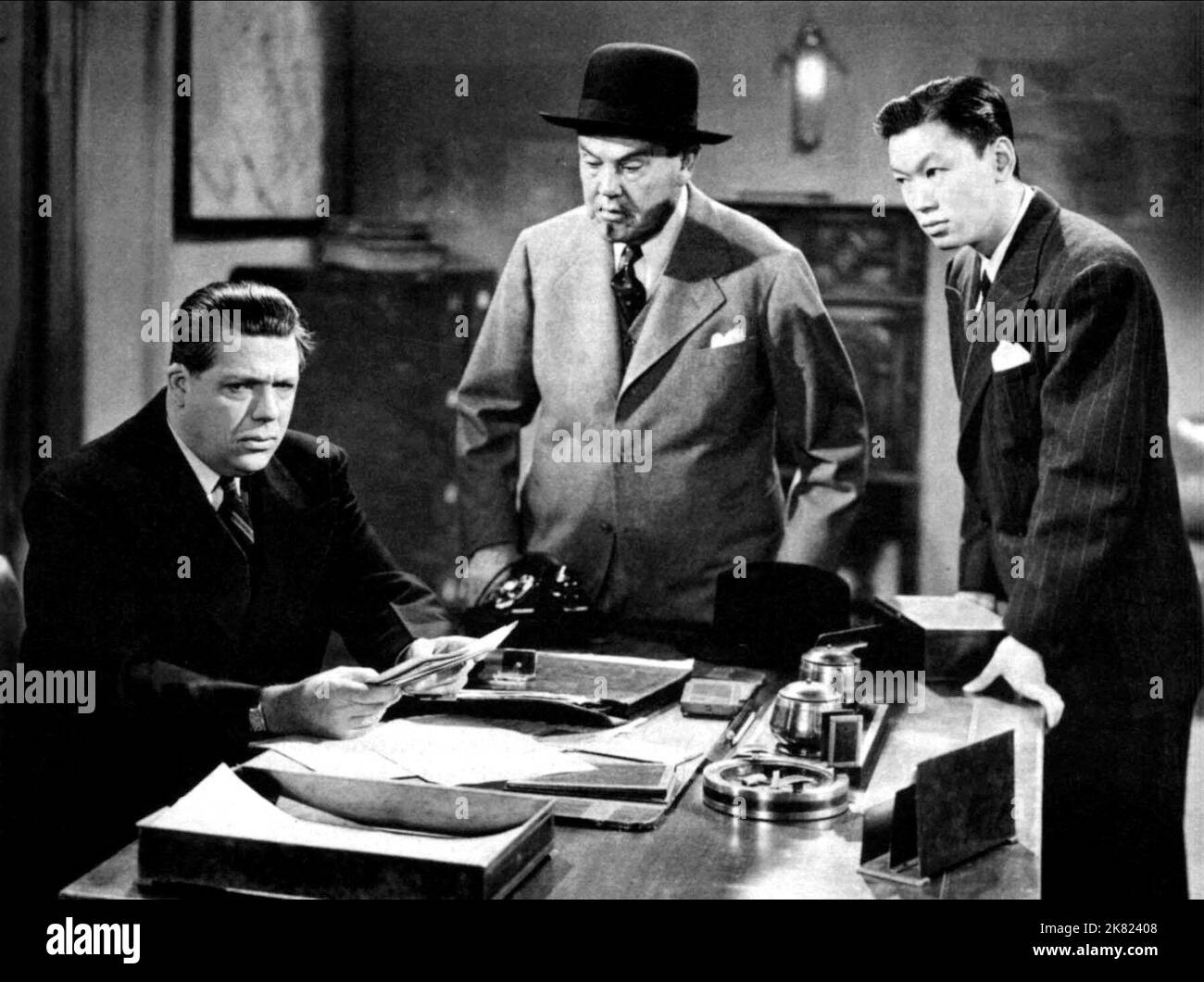 Cy Kendall, Sidney Toler & Benson Fong Film: Charlie Chan In The ...