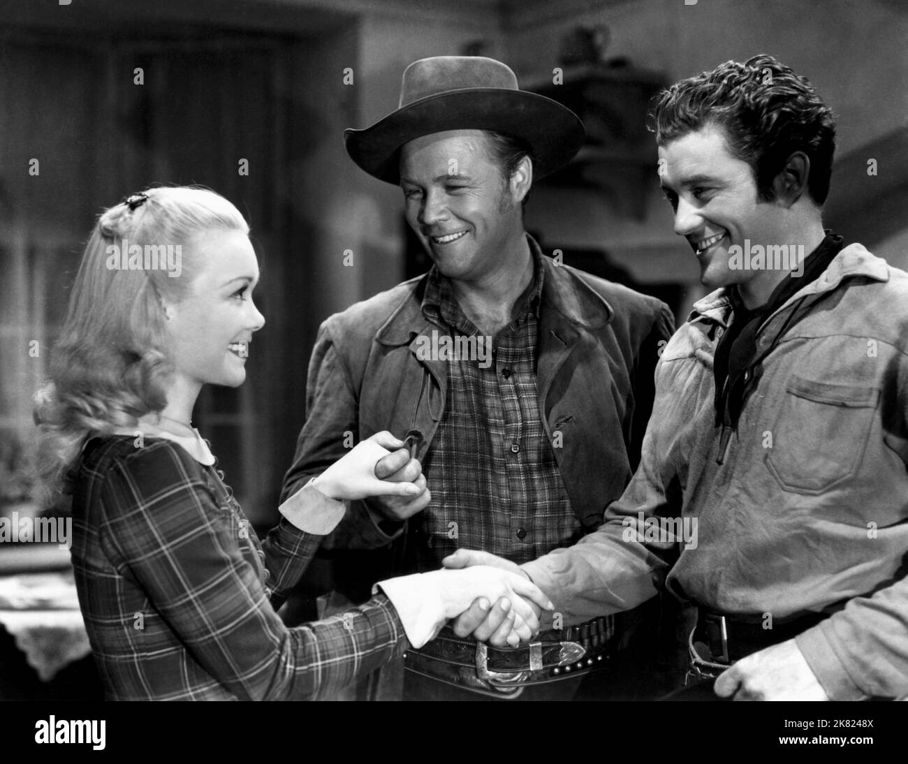 Jane Wyman, Wayne Morris & Dennis Morgan Film Bad Men Of Missouri (1941 ...