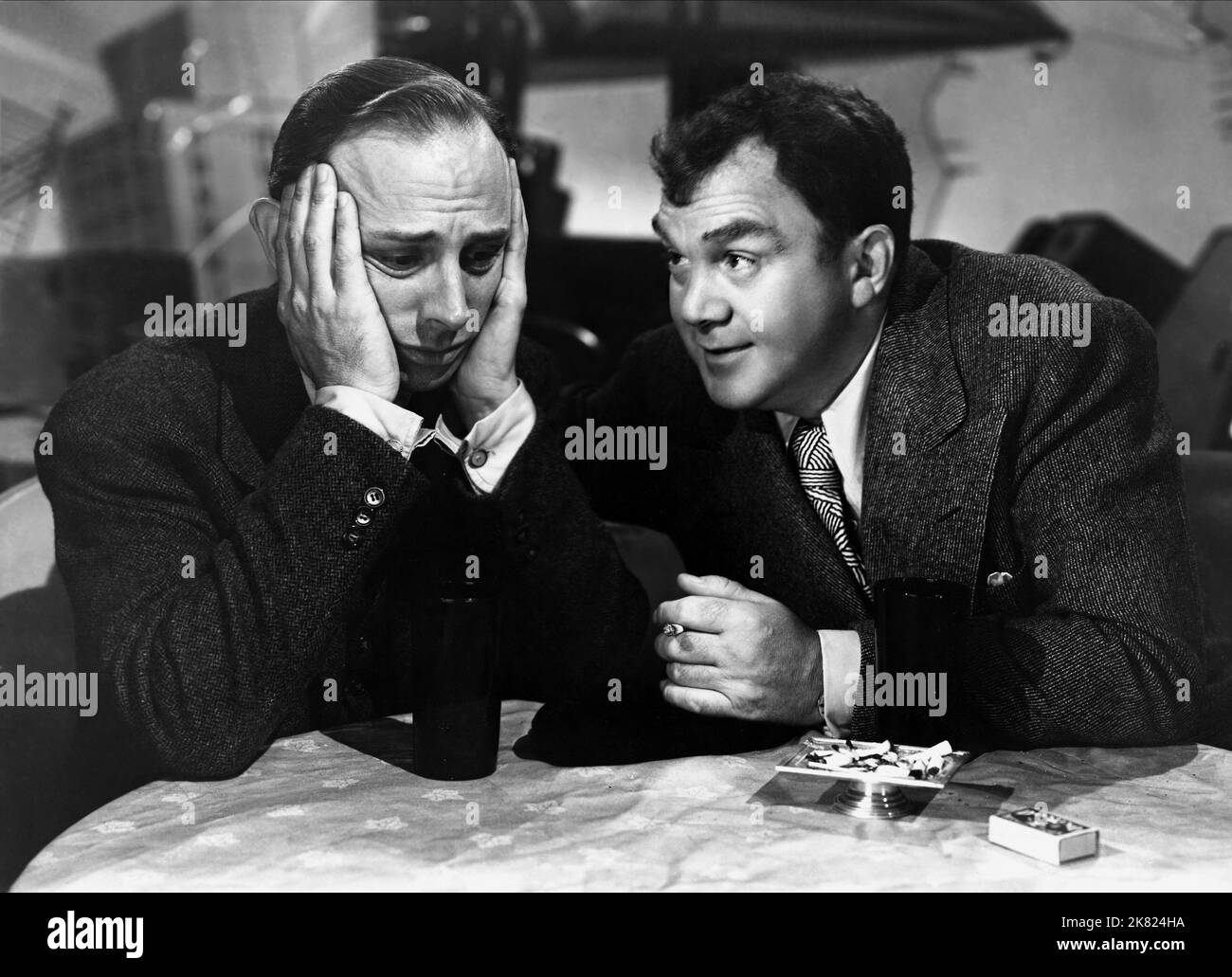 John Qualen & Thomas Mitchell Film Angels Over Broadway (USA 1940 ...