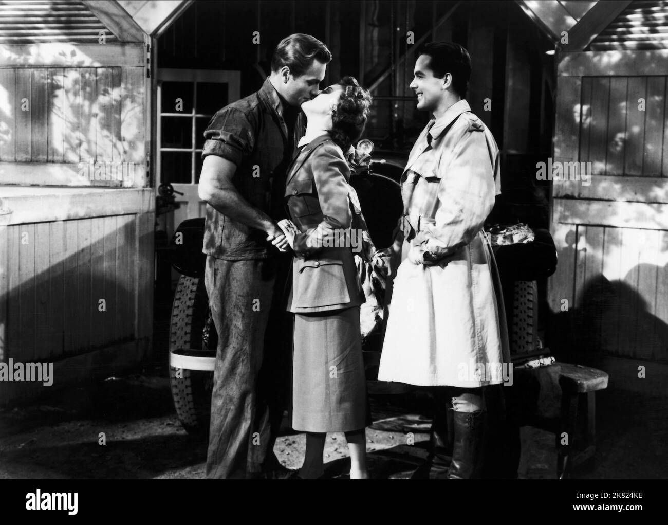 Richard Denning, Susan Hayward & Johnny Downs Film: Adam Had Four Sons ...