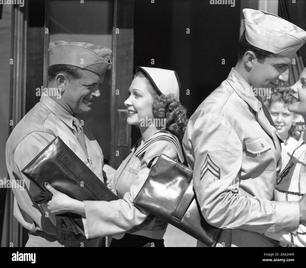 Murray Alper, Dorothea Kent, Rick Vallin & Elyse Knox Film: Army Wives ...