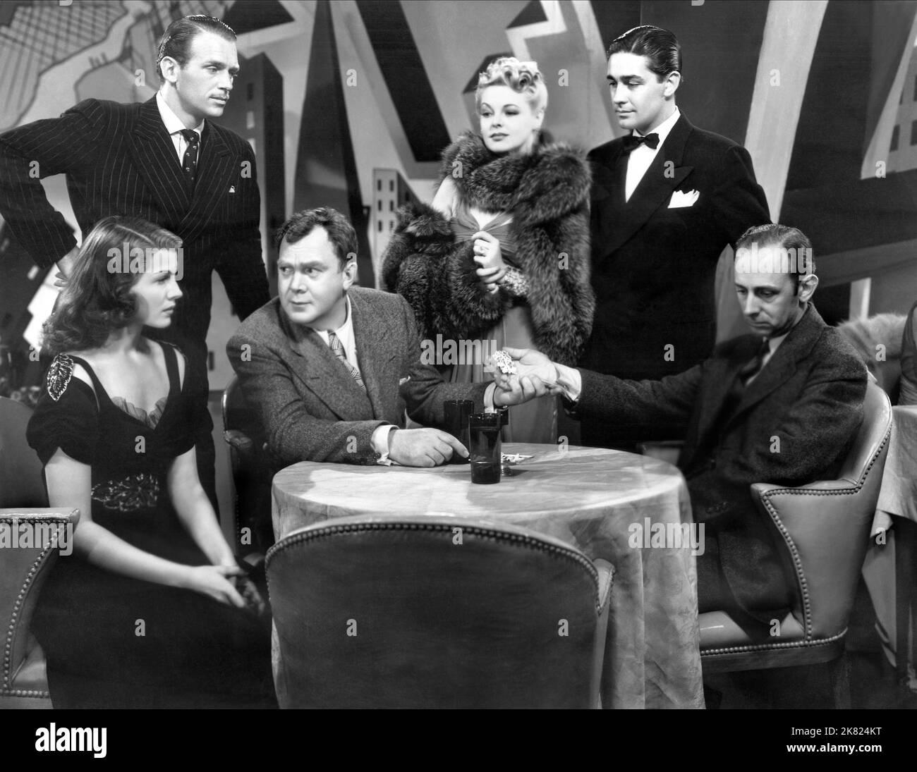 Rita Hayworth, Douglas Fairbanks Jr., Thomas Mitchell, Constance Worth ...