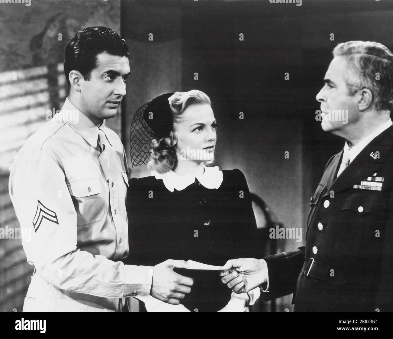 Rick Vallin, Elyse Knox, John Hamilton & Dorothy Christy Film: Army ...