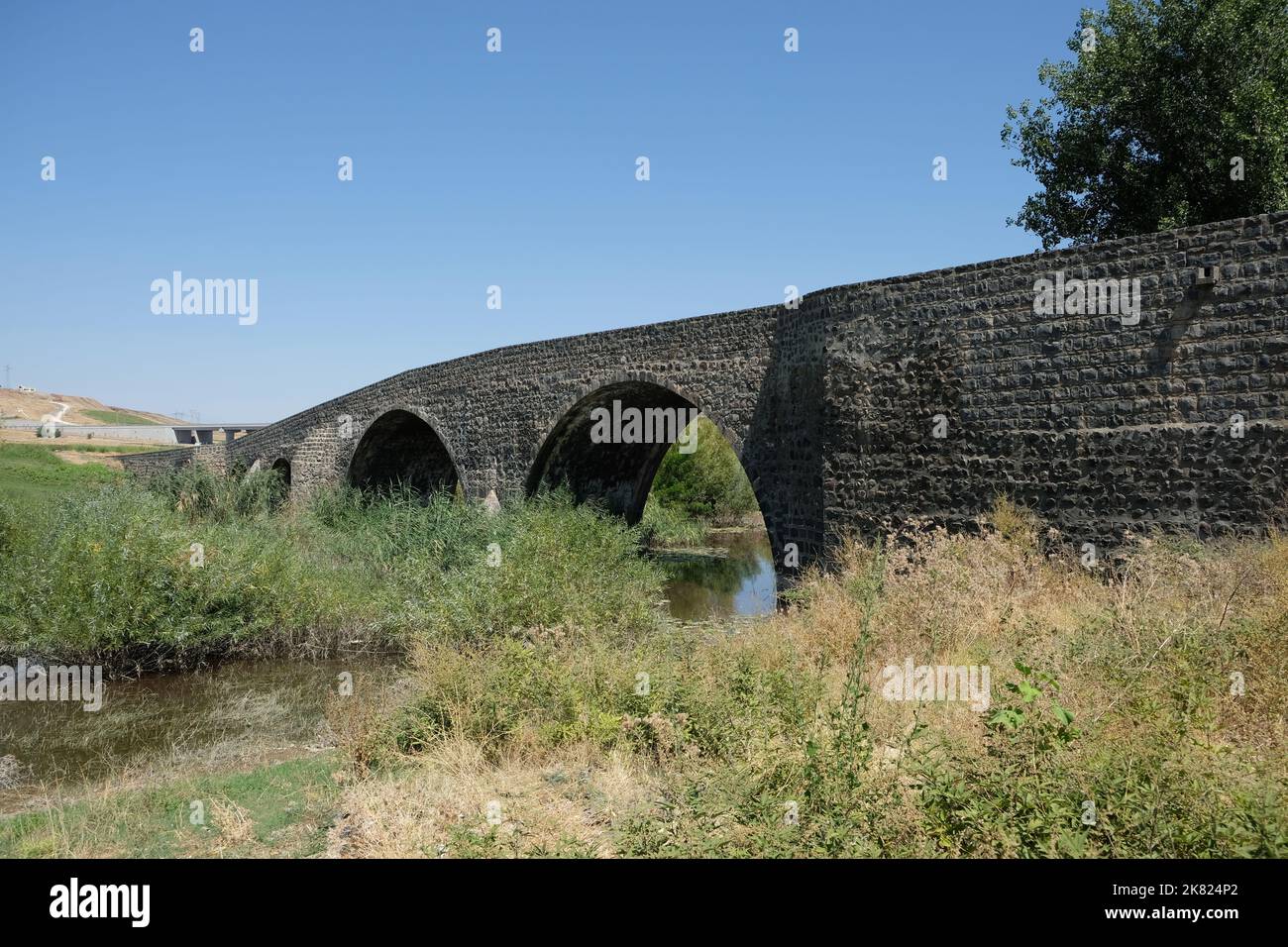 Devegeçidi historical Bridge, also known as Palu Bridge, Kara Köprü and ...