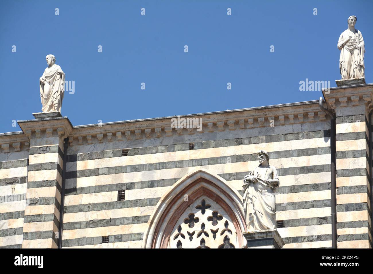 The cathedral of Siena Santa Maria Assunta is built in the Italian ...