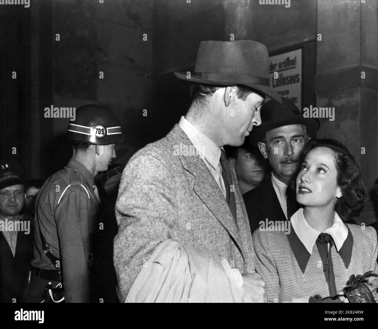 Charles Korvin & Merle Oberon Film Berlin Express (USA 1948) Characters: Perrot, Lucienne ...