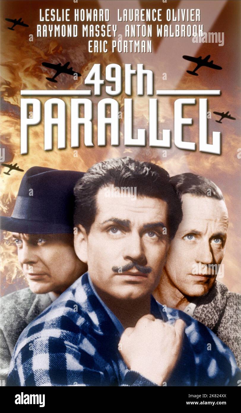 Laurence Olivier Film 49th Parallel; Forty-Ninth Parallel; The Invaders ...