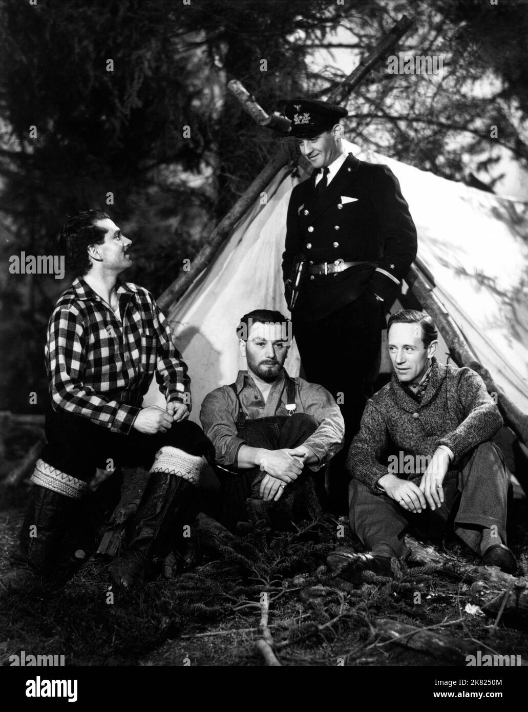 Laurence Olivier, Leslie Howard & Eric Portman Film: 49th Parallel ...