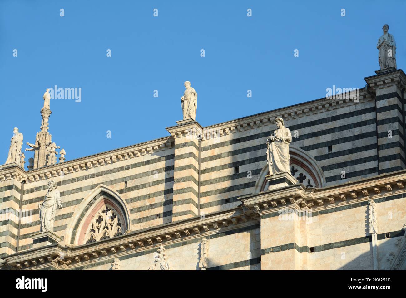 The cathedral of Siena Santa Maria Assunta is built in the Italian ...