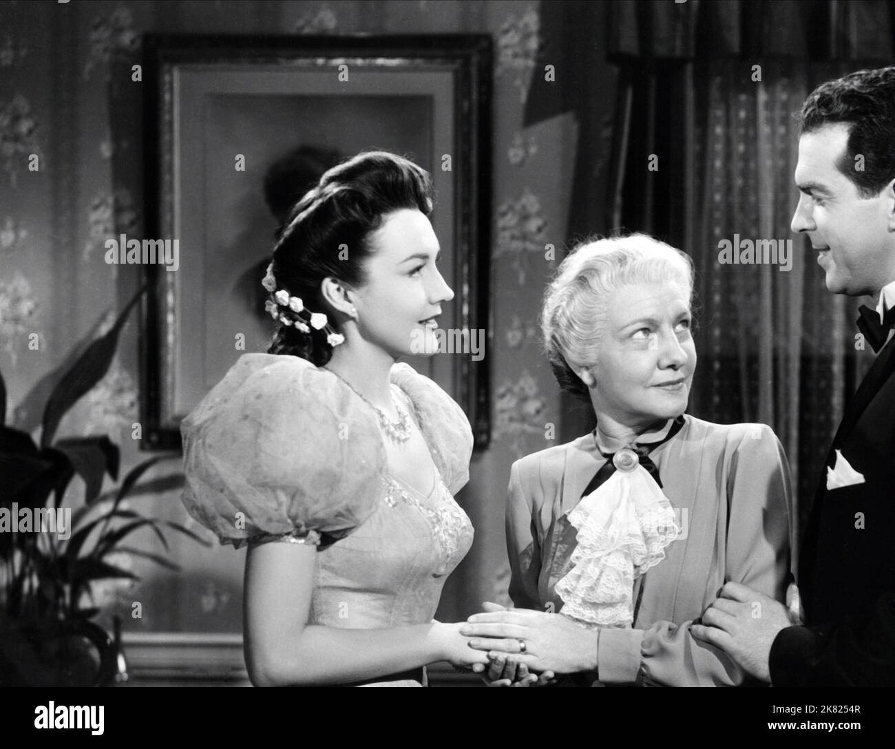 Lynn Bari, Spring Byington & Fred Macmurray Film: Captain Eddie (1945 ...
