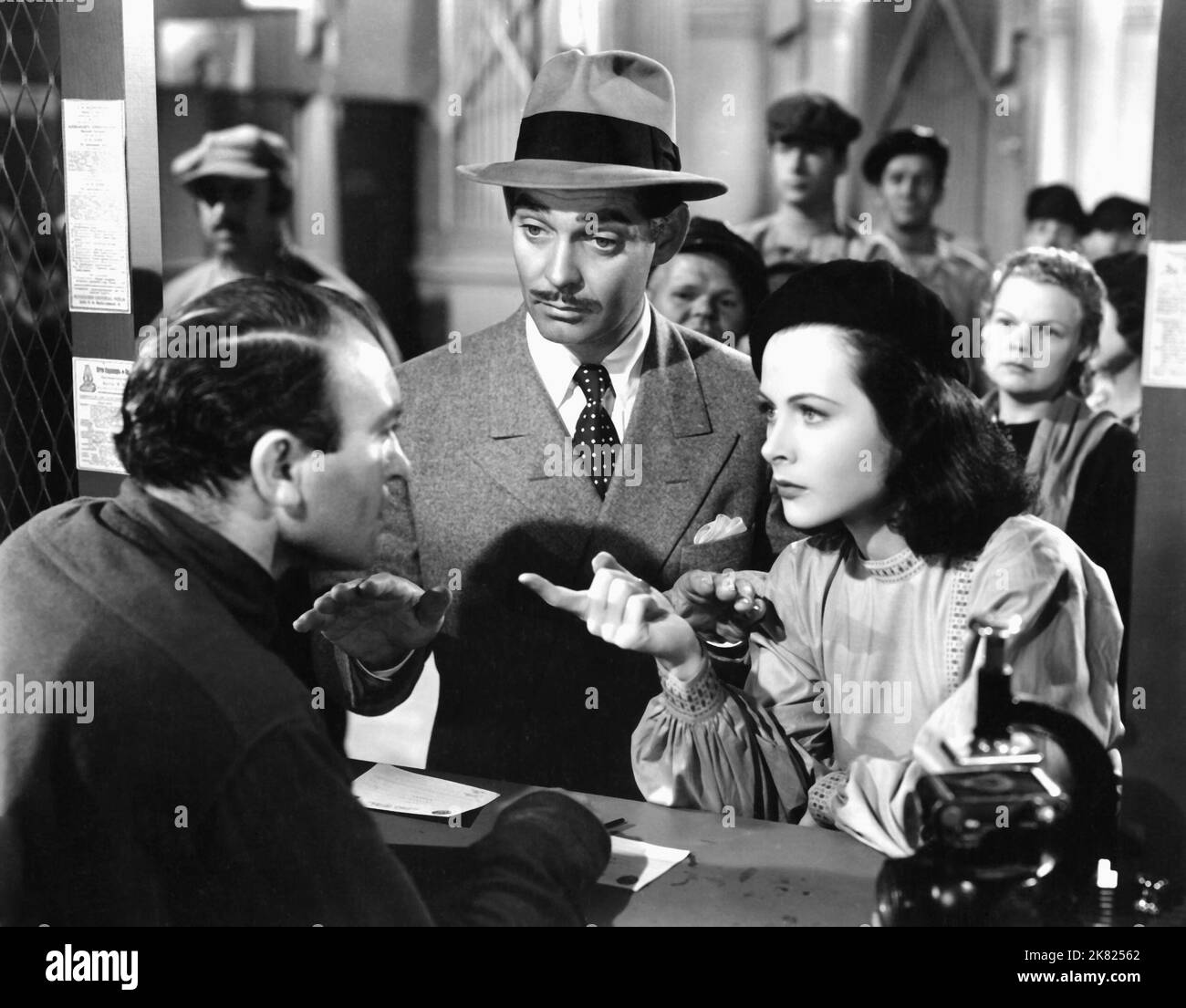 Clark Gable & Hedy Lamarr Film Comrade X (USA 1940) Characters ...