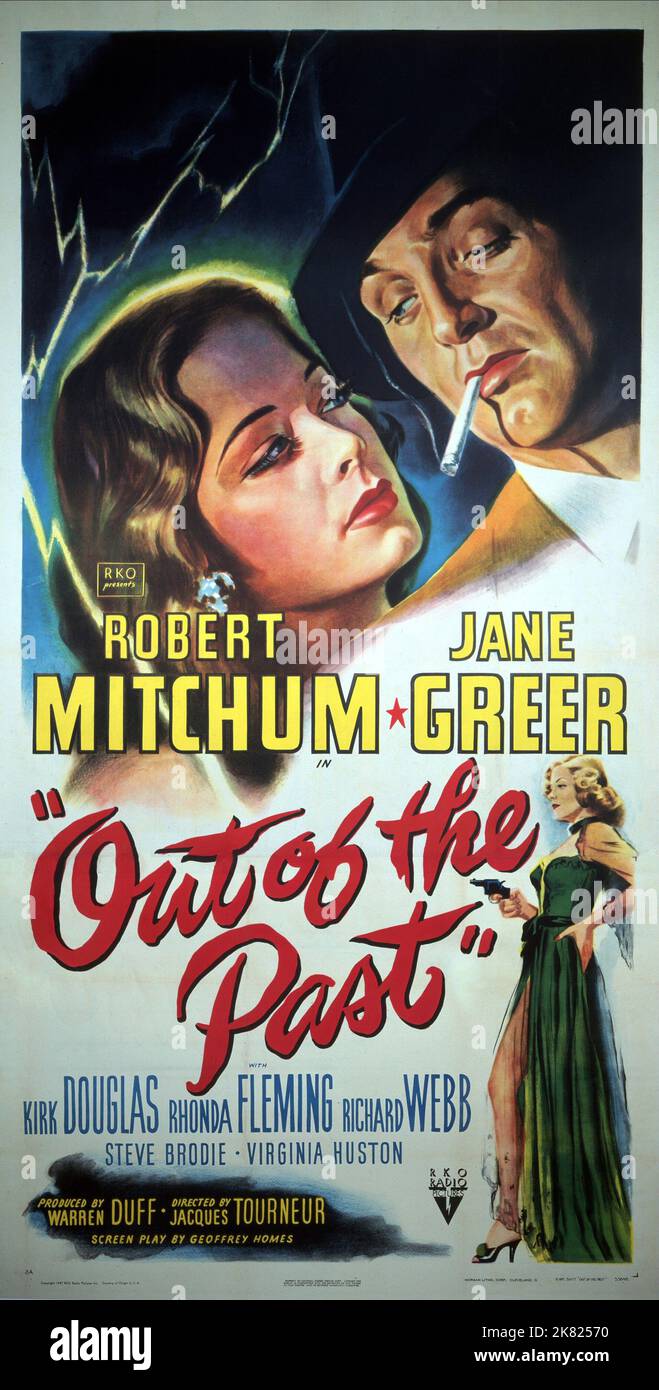 Jane Greer & Robert Mitchum Film Out Of The Past; Build My Gallows High ...