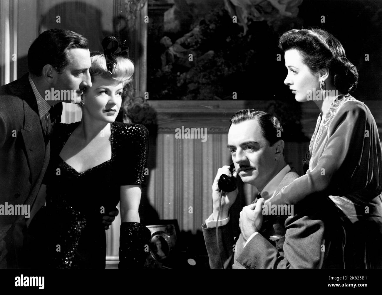 Basil Rathbone, Claire Trevor, William Powell & Hedy Lamarr Film: Crossroads (1942) Characters ...