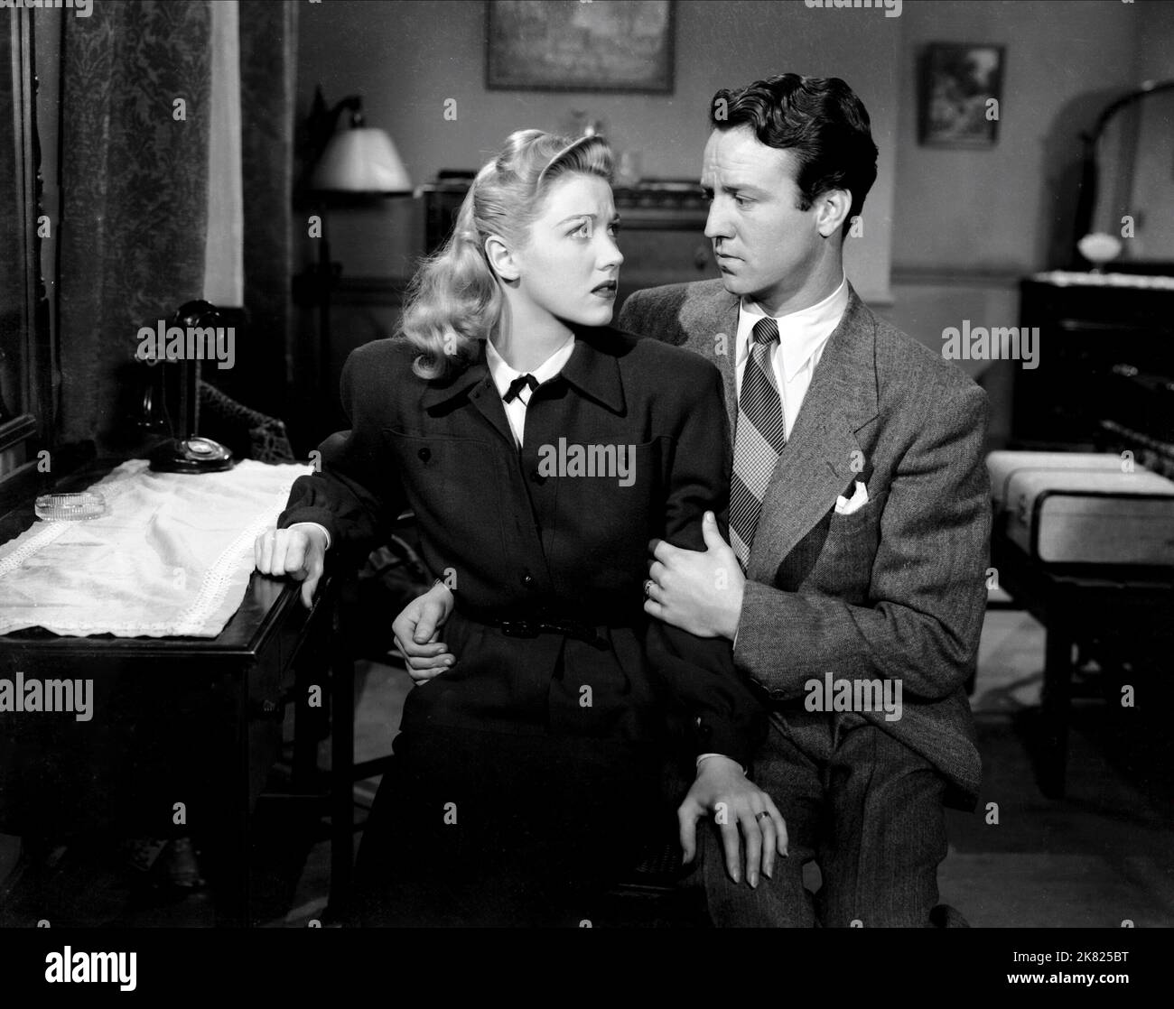 Audrey Long & Steve Brodie Film Desperate (1947) Characters: Mrs. Anne Randall, Steve Randall ...