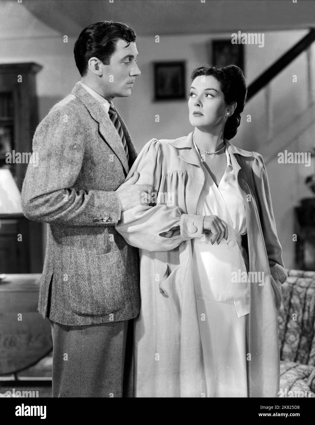 Walter Pidgeon & Rosalind Russell Film Design For Scandal (USA 1941 ...