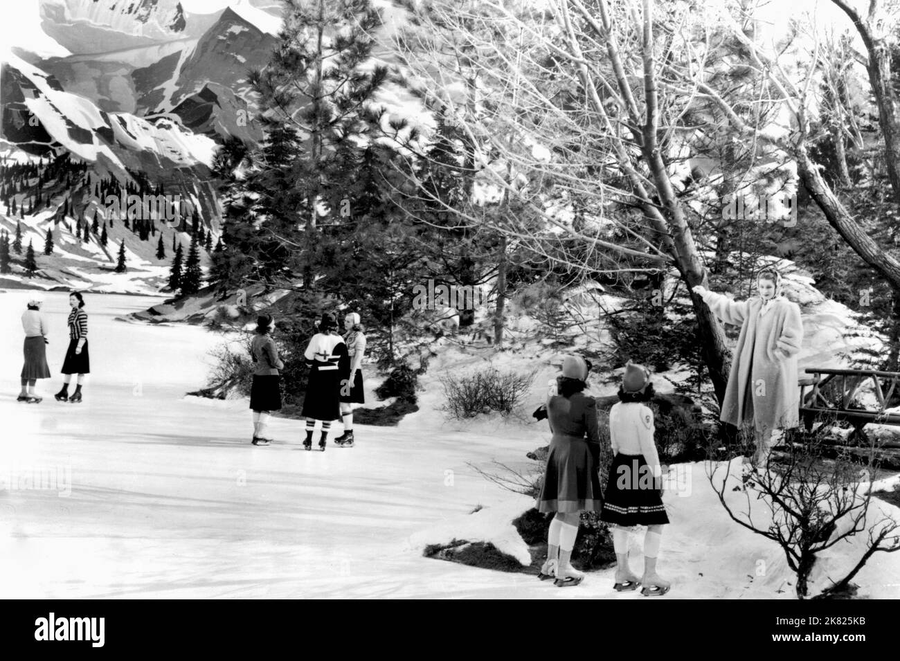 Ice Skating Scene Film: Escape (USA 1940) Director: Mervyn Leroy 31 ...