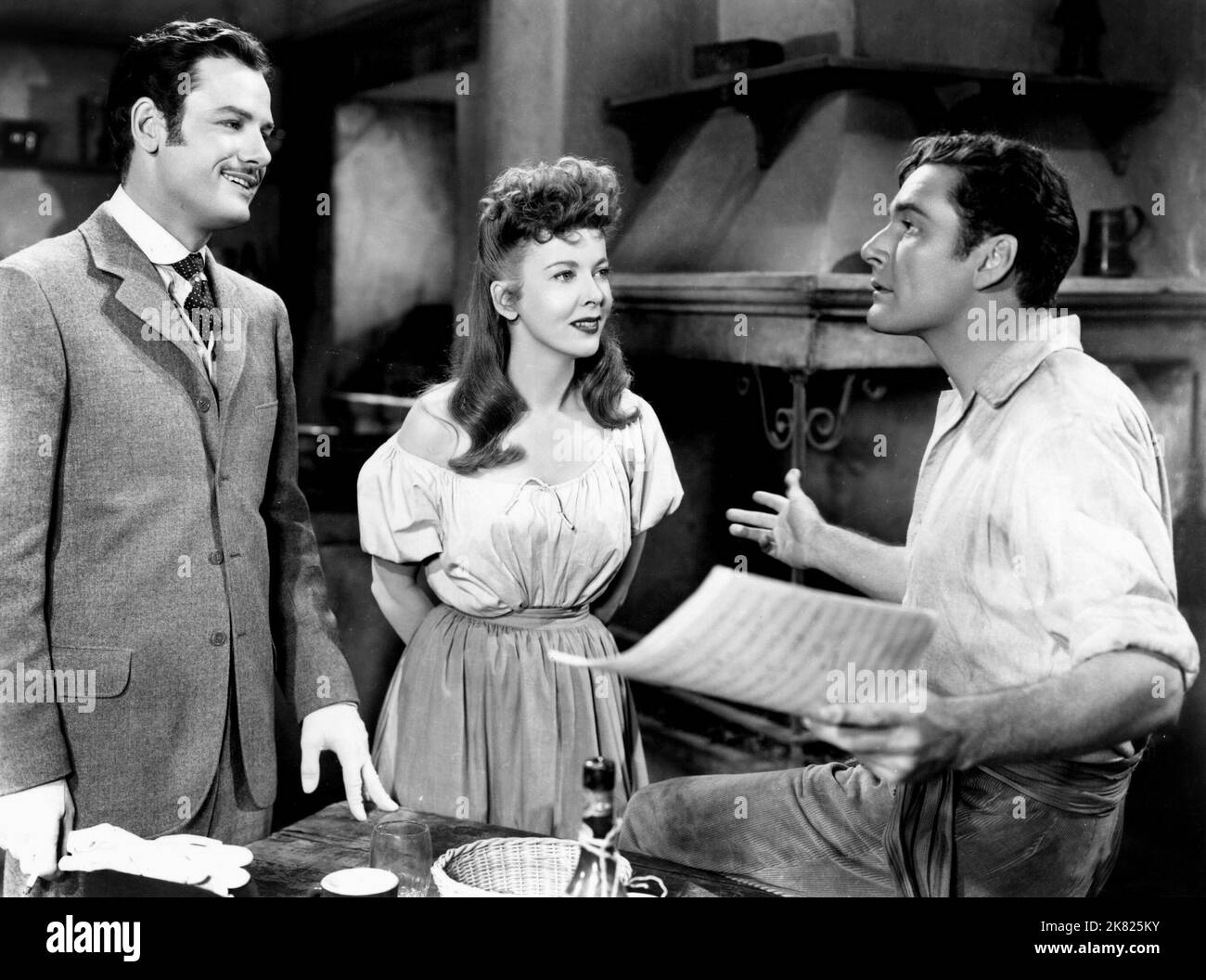 Gig Young, Ida Lupino & Errol Flynn Film: Escape Me Never (USA 1947 ...
