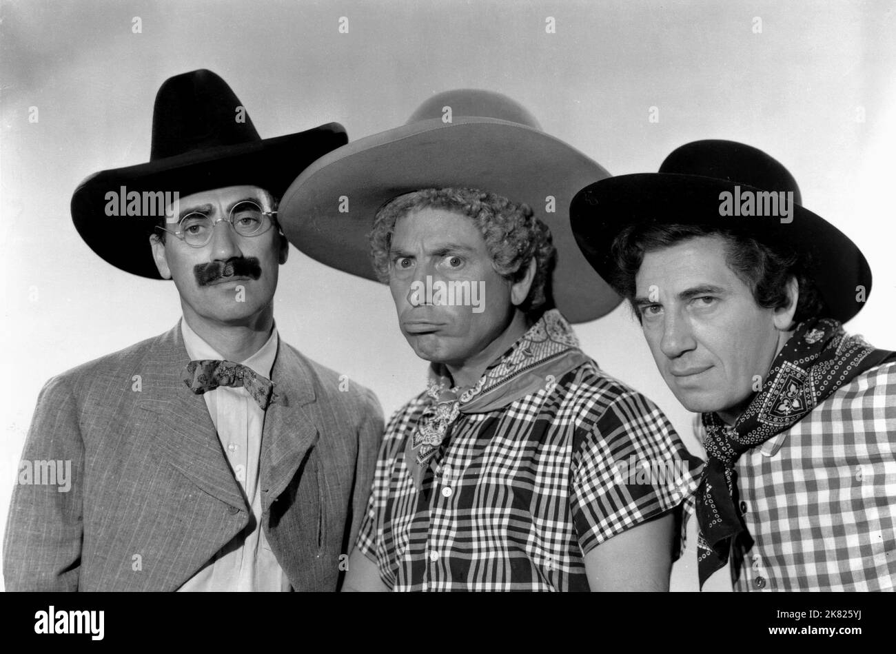 Groucho Marx, Harpo Marx & Chico Marx Film: Go West; Marx Brothers: Go ...