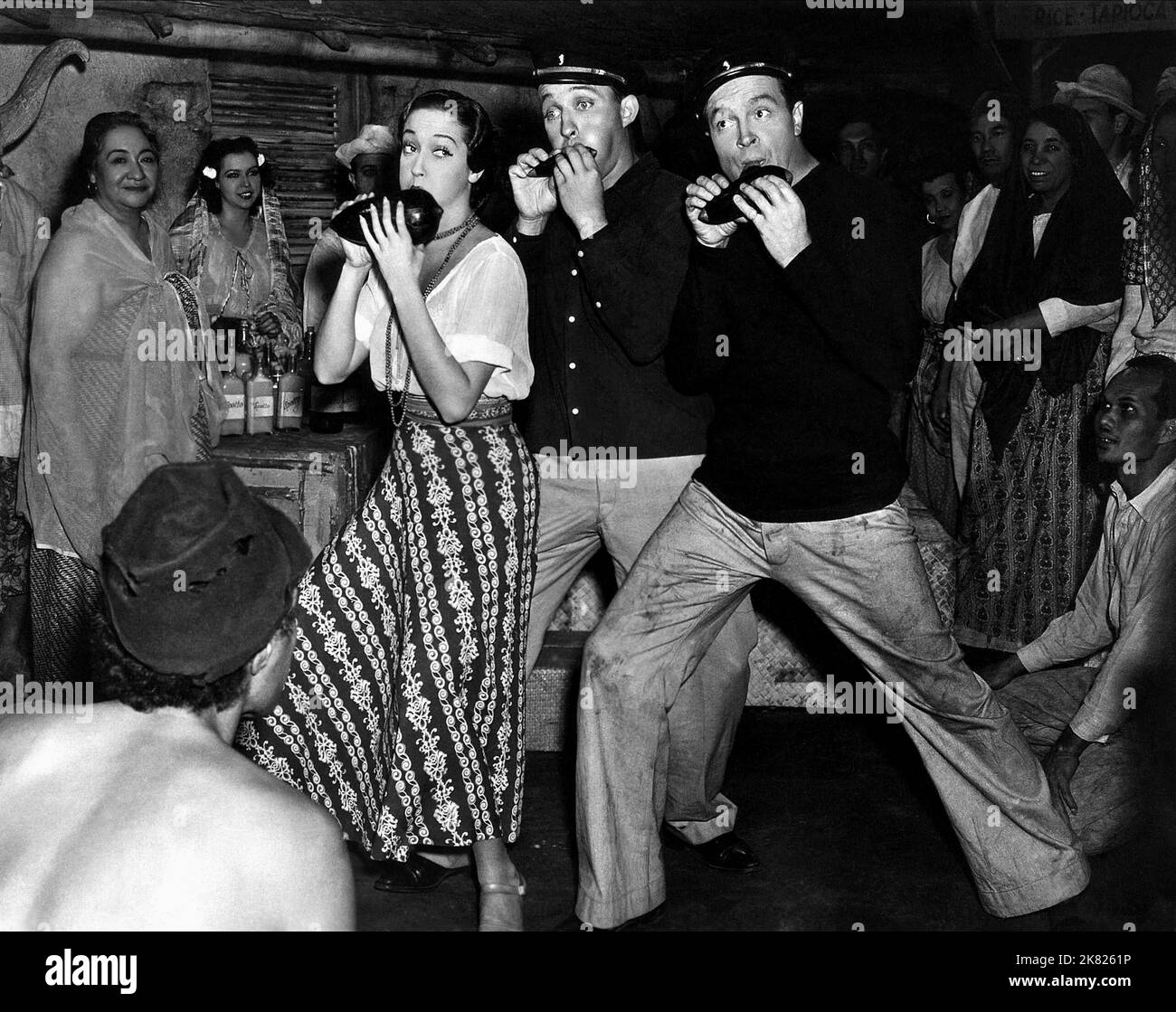 Dorothy Lamour, Bing Crosby & Bob Hope Film: Road To Singapore (1949 ...