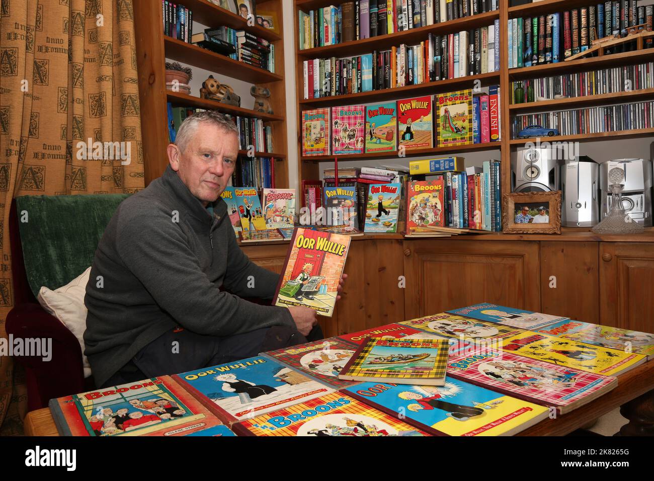 Jedburgh, Scottish Borders, Scotland, UK Retired police sergeant Mark ...