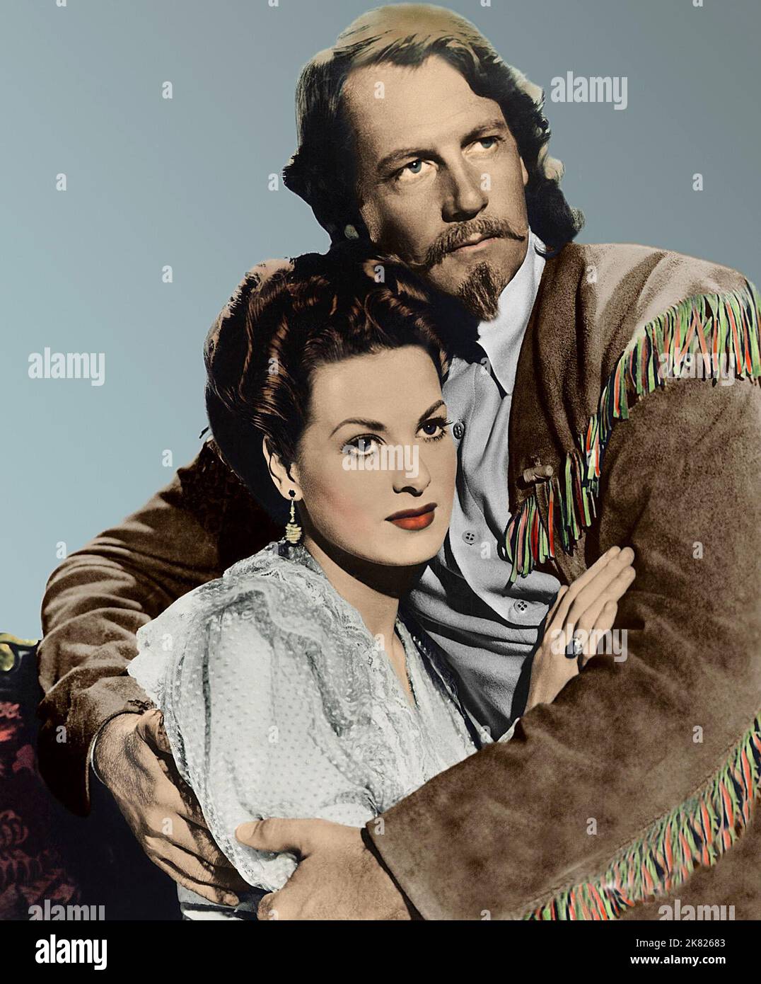 Maureen O'Hara & Joel Mccrea Film: Buffalo Bill (USA 1944) Characters ...