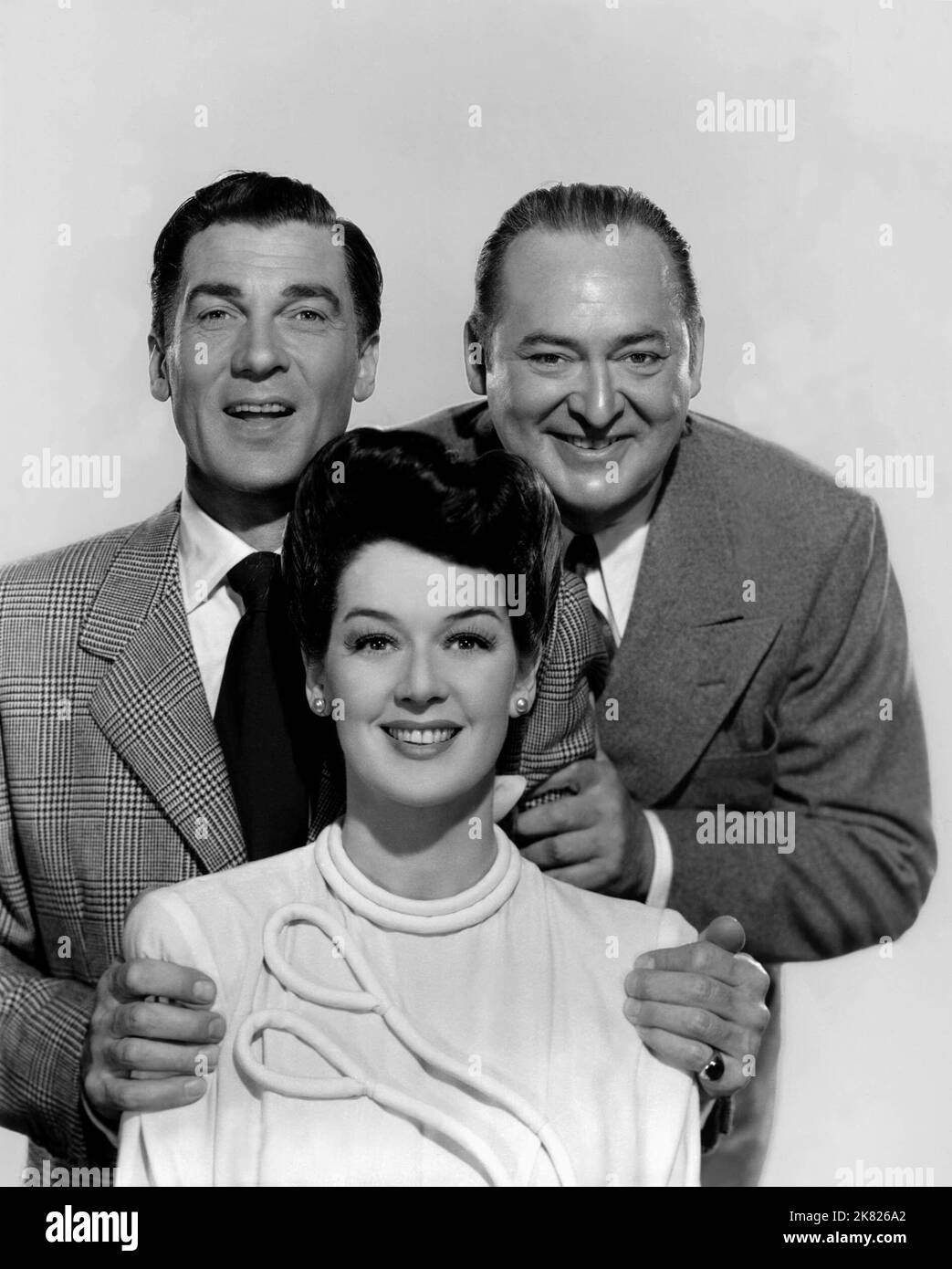 Walter Pidgeon, Rosalind Russell, Edward Arnold Film: Design For ...