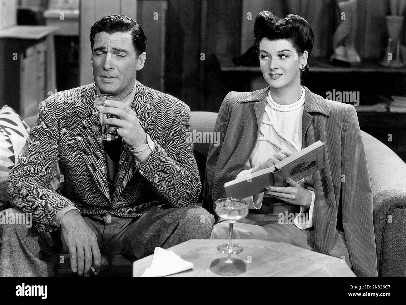 Walter Pidgeon & Rosalind Russell Film Design For Scandal (USA 1941 ...