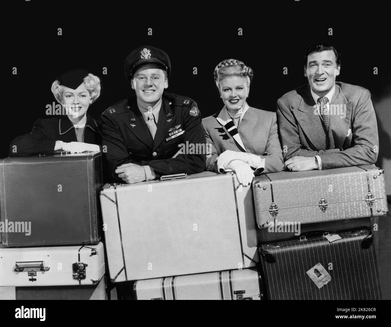 Lana Turner, Van Johnson, Ginger Rogers, Walter Pidgeon Film: Week-End ...