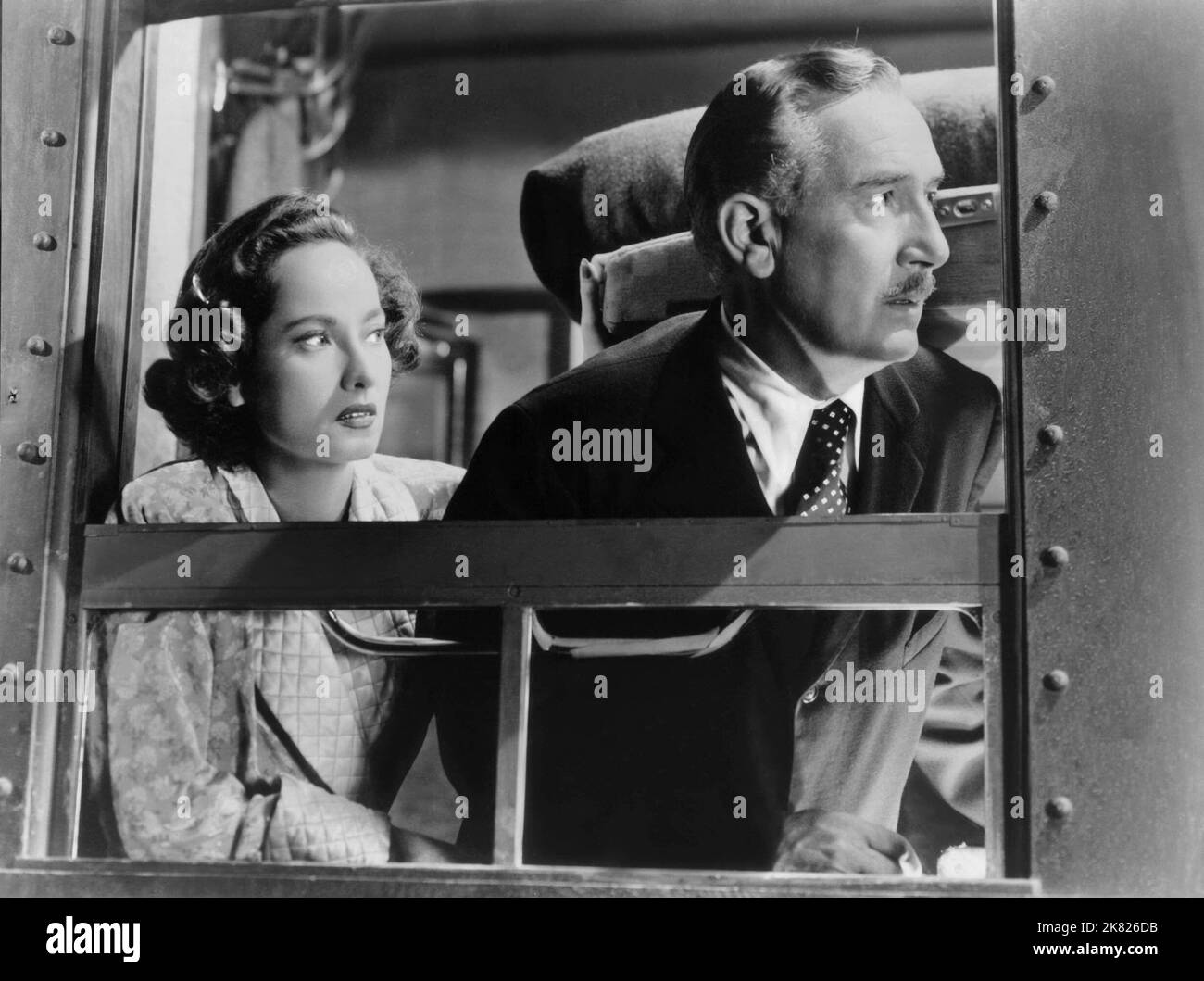 Merle Oberon & Paul Lukas Film Berlin Express (USA 1948) Characters: Lucienne & Dr. Bernhardt ...