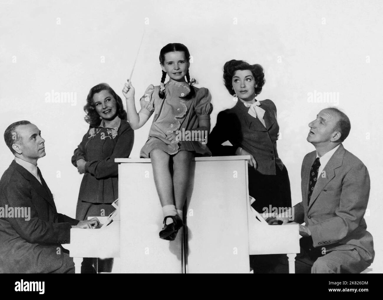Jose Iturbi, June Allyson, Margaret O'Brien, Marsha Hunt & Jimmy ...