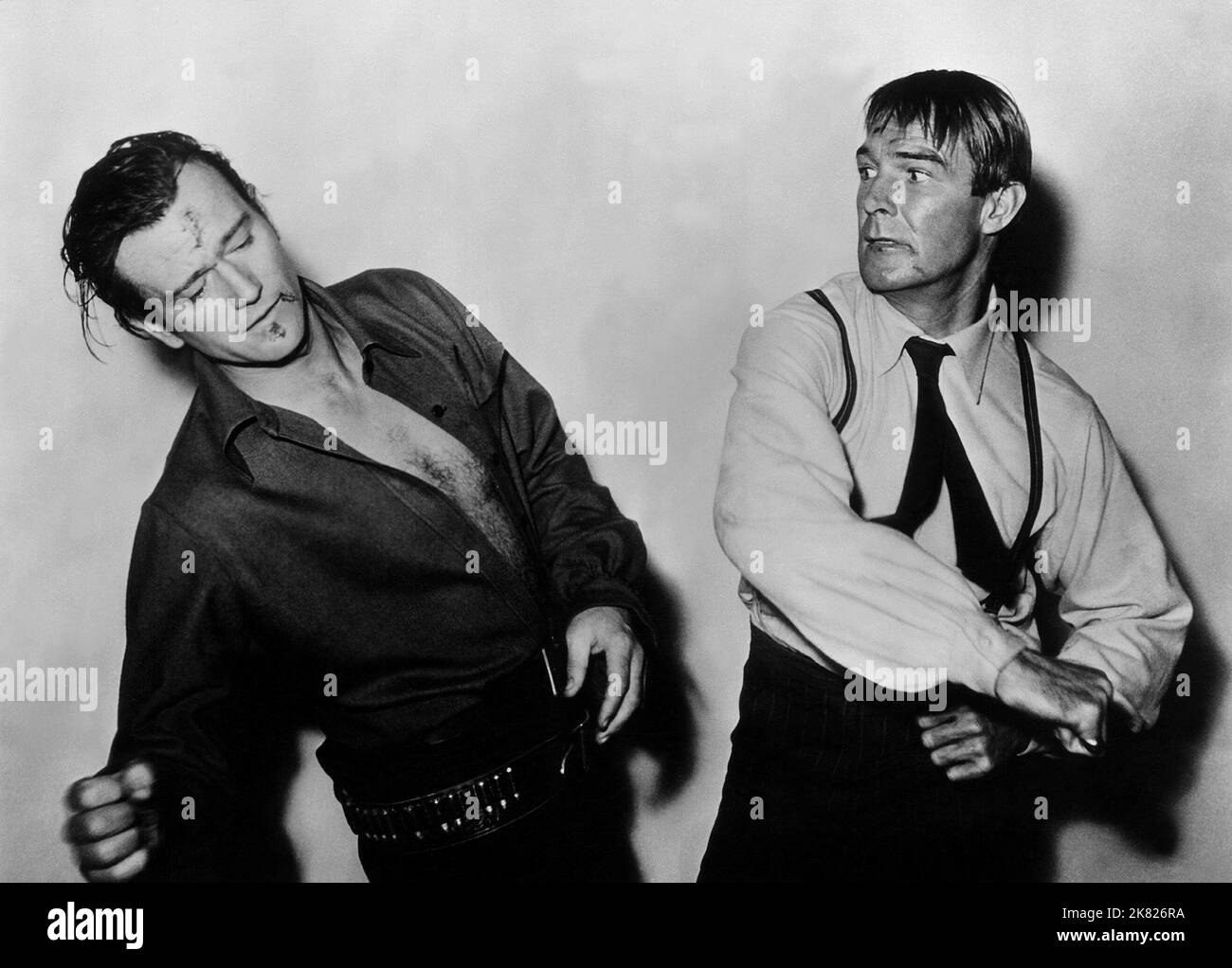 John Wayne & Randolph Scott Film The Spoilers (1942) Characters: Roy ...