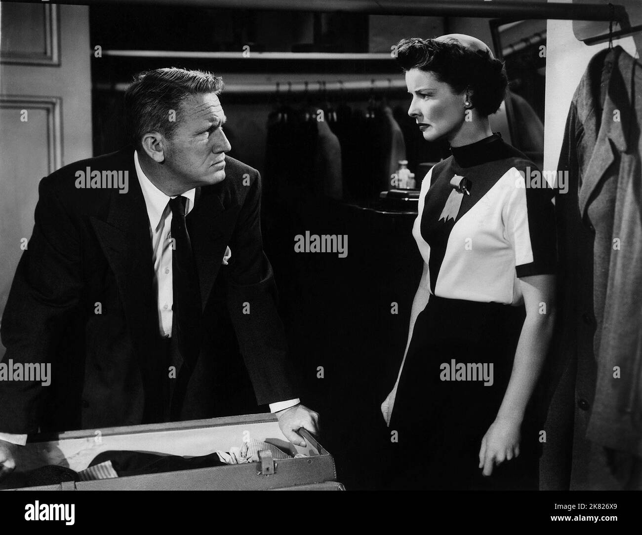 Spencer Tracy & Katharine Hepburn Film Adam'S Rib (1947) Characters ...