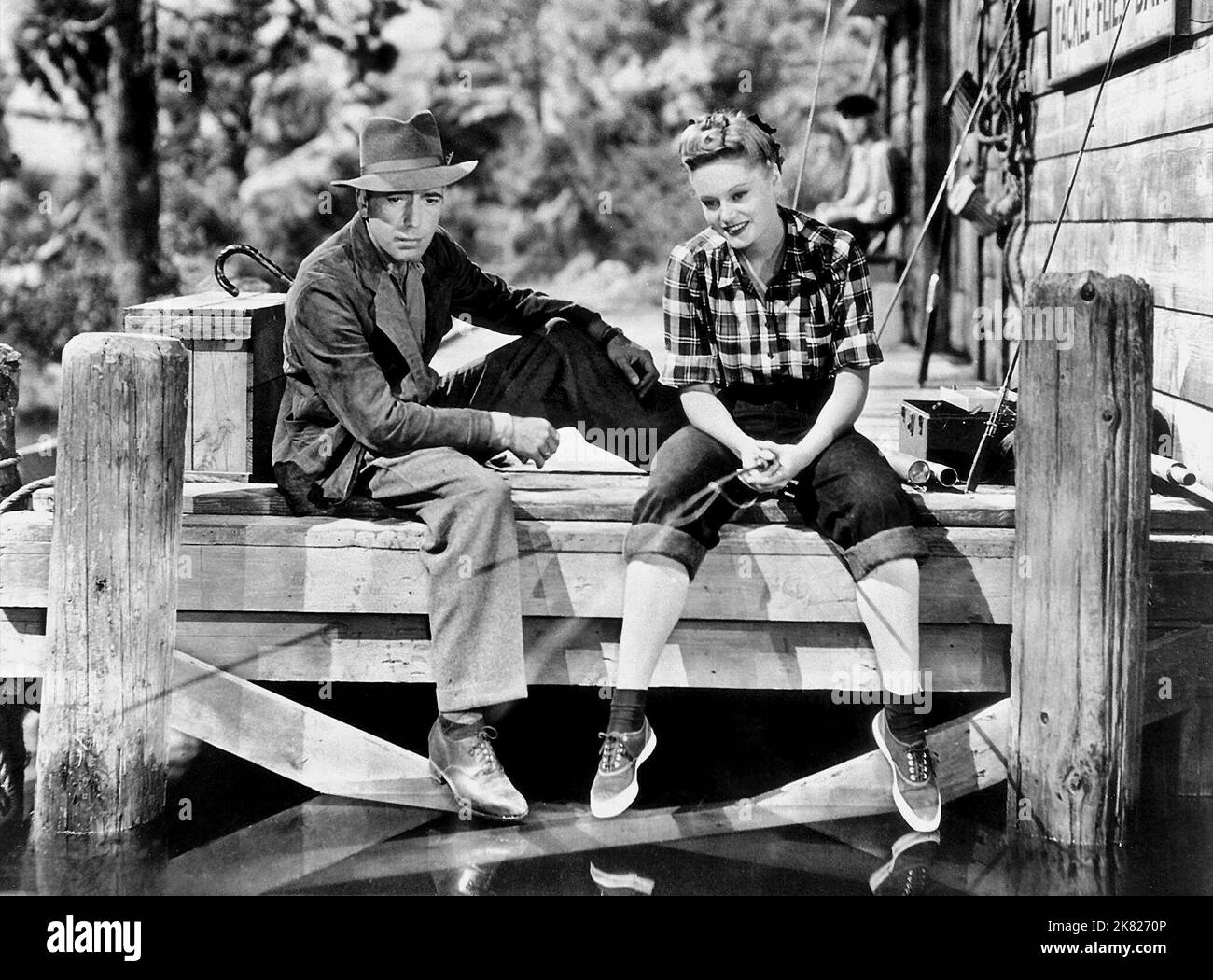 Humphrey Bogart & Alexis Smith Film Conflict (1949) Characters: Richard ...