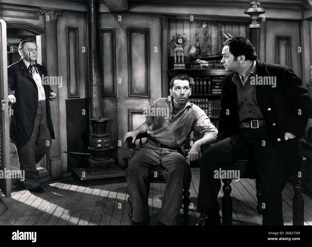 Gene Lockhart, Alexander Knox & Edward G. Robinson Film: The Sea Wolf ...