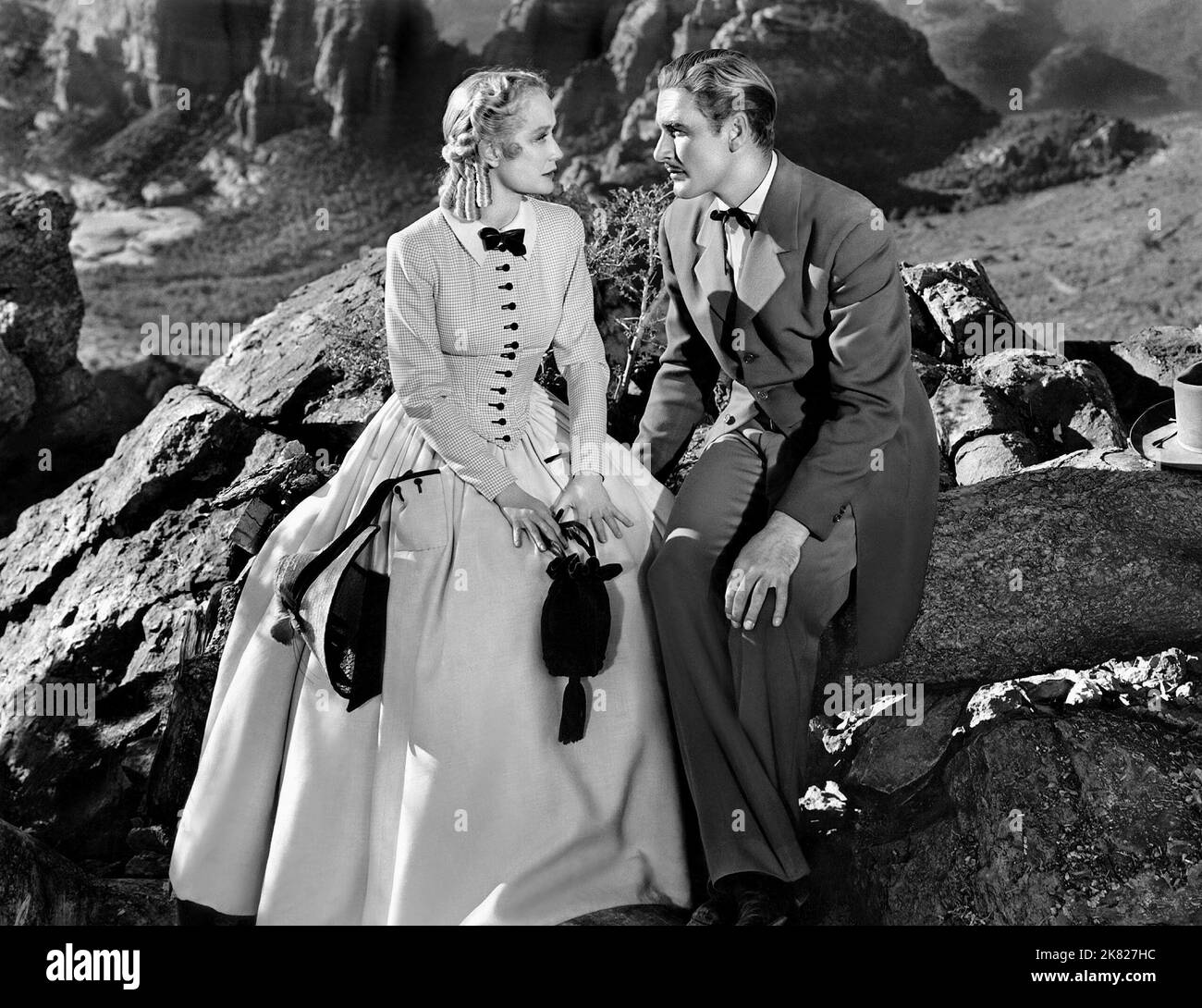 Miriam Hopkins & Errol Flynn Film Virginia City (USA 1940) Characters ...