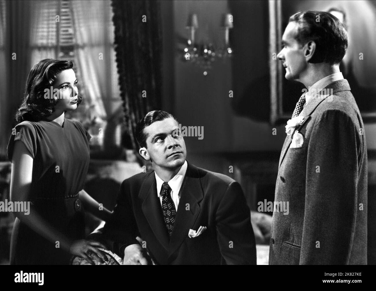 Gene Tierney, Dana Andrews & Clifton Webb Film: Laura (USA 1944 ...