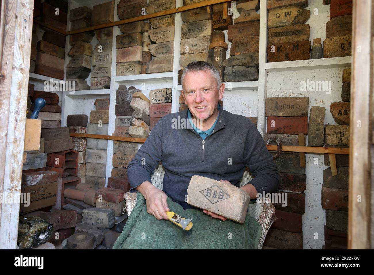 Jedburgh, Scottish Borders, Scotland, UK Retired police sergeant Mark ...