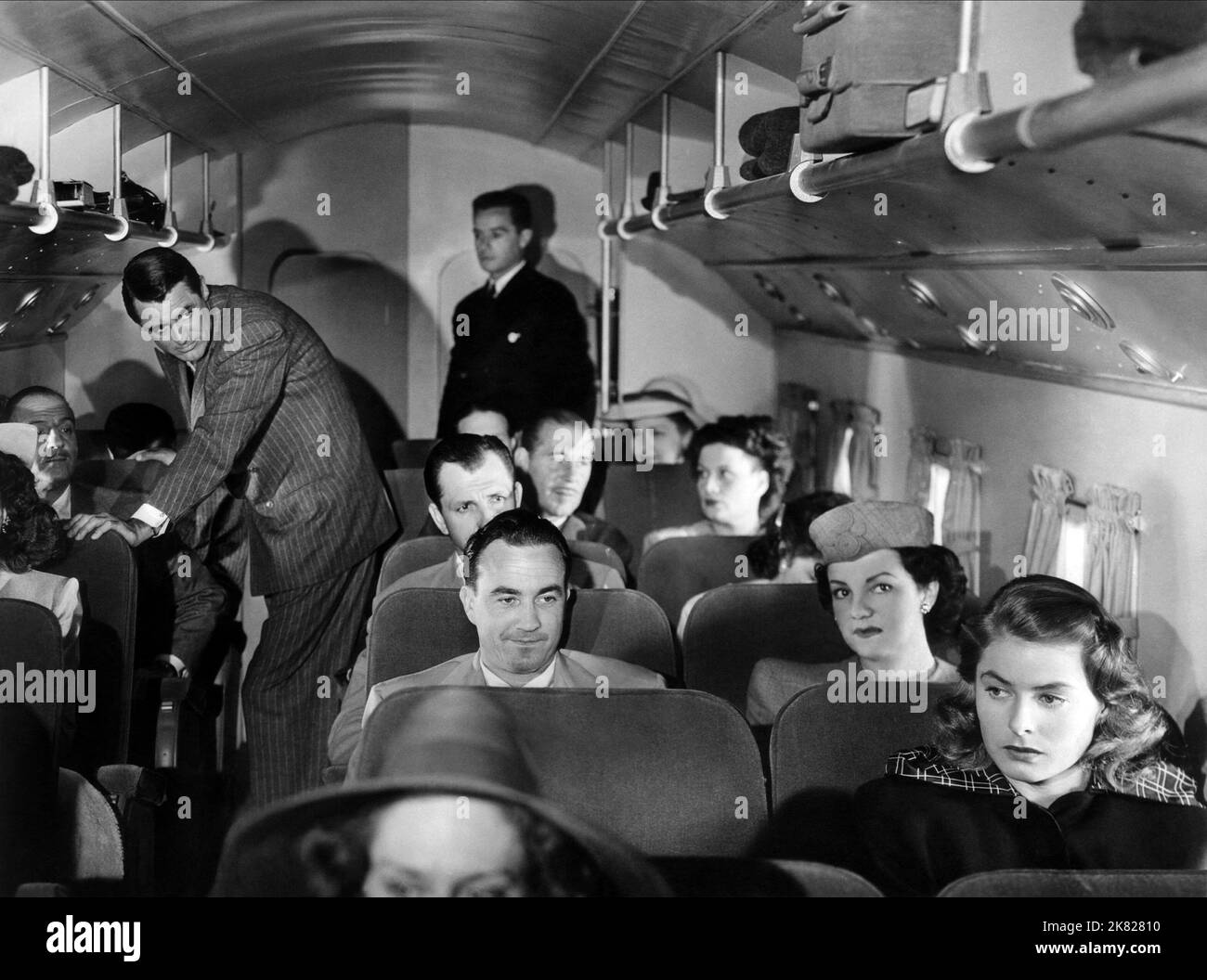 Cary Grant & Ingrid Bergman Film Notorious (USA 1964) Characters: T.R ...
