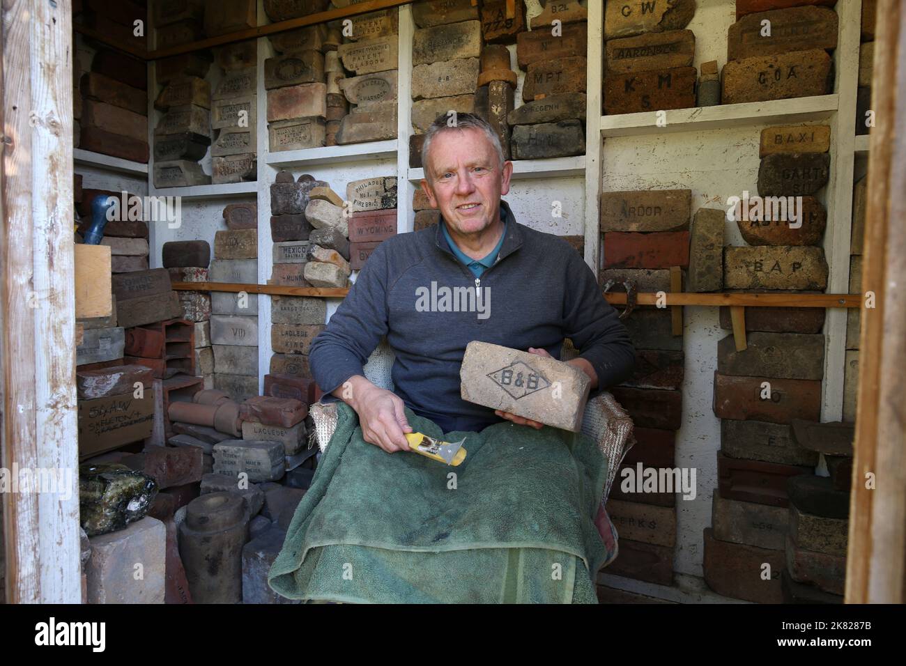 Jedburgh, Scottish Borders, Scotland, UK Retired police sergeant Mark ...
